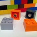 4 Retro Made Using LEGO ® Fridge Magnets Greys Orange - Etsy