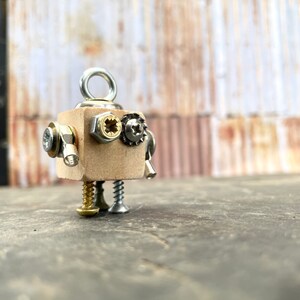 Handmade Mini Junk Robot Key Ring: 'dorris' - Etsy