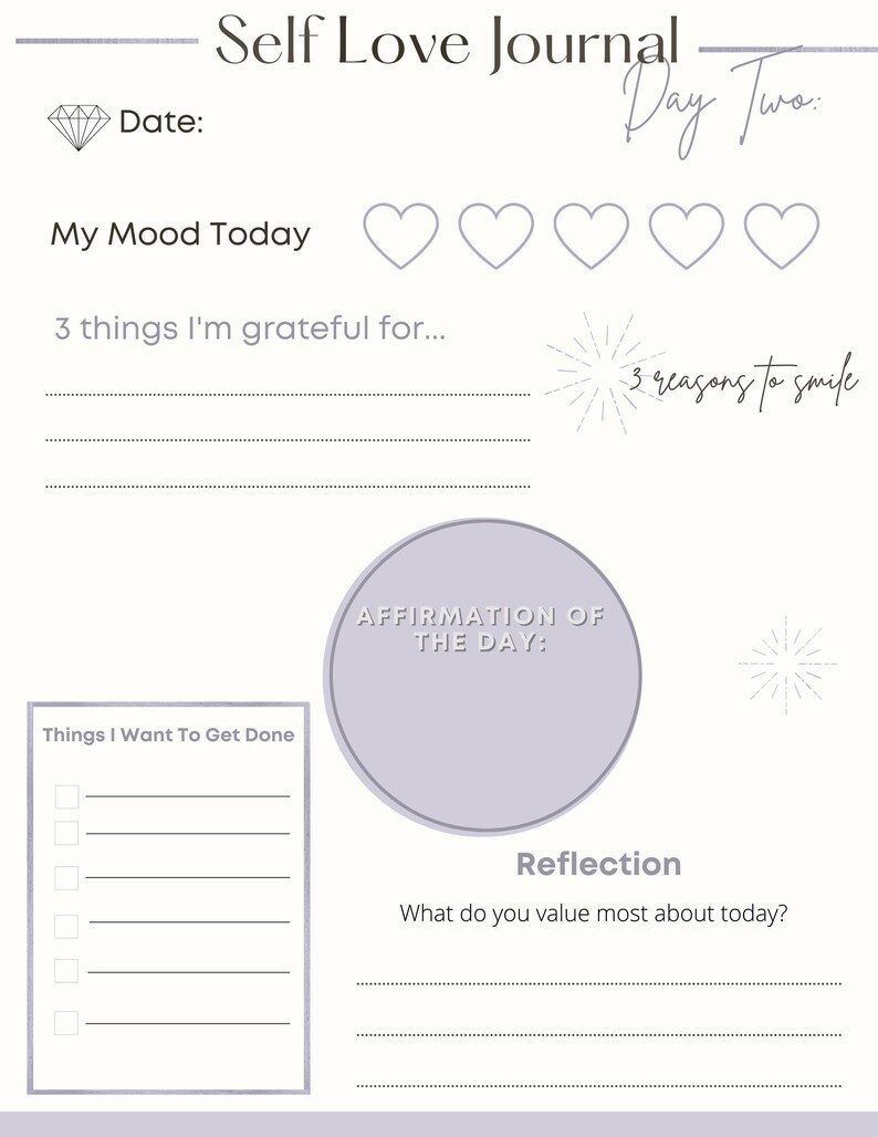 AUTHOR SIGNED | 30-day Self-love Journal | Daily Self-care Routine ...