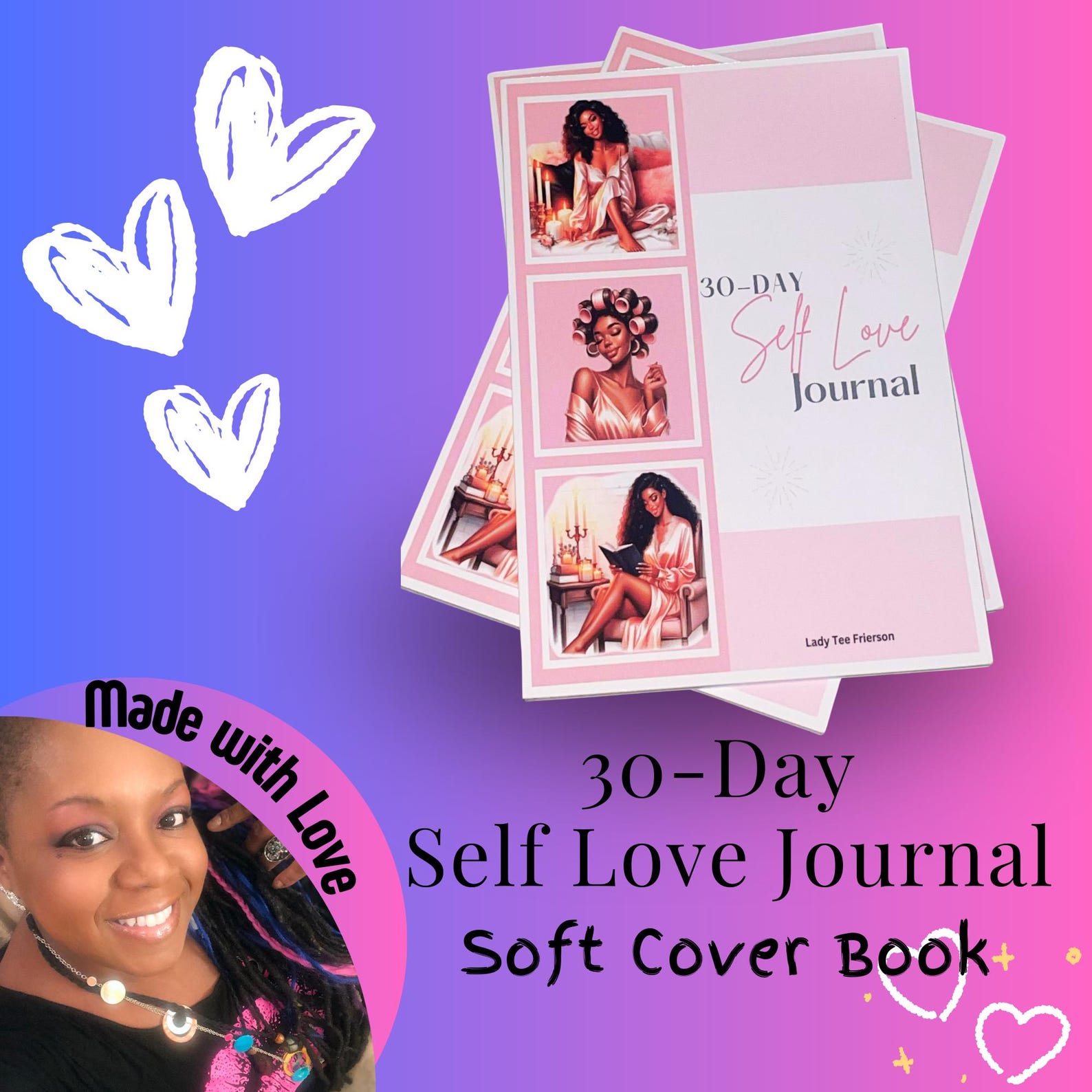 AUTHOR SIGNED | 30-day Self-love Journal | Daily Self-care Routine ...