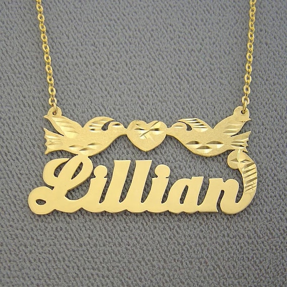 2 inch name necklace store