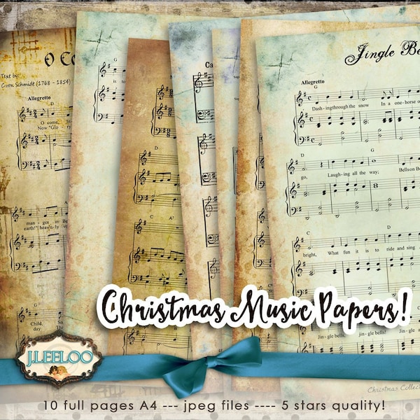 Vintage Christmas Sheet Music - Etsy