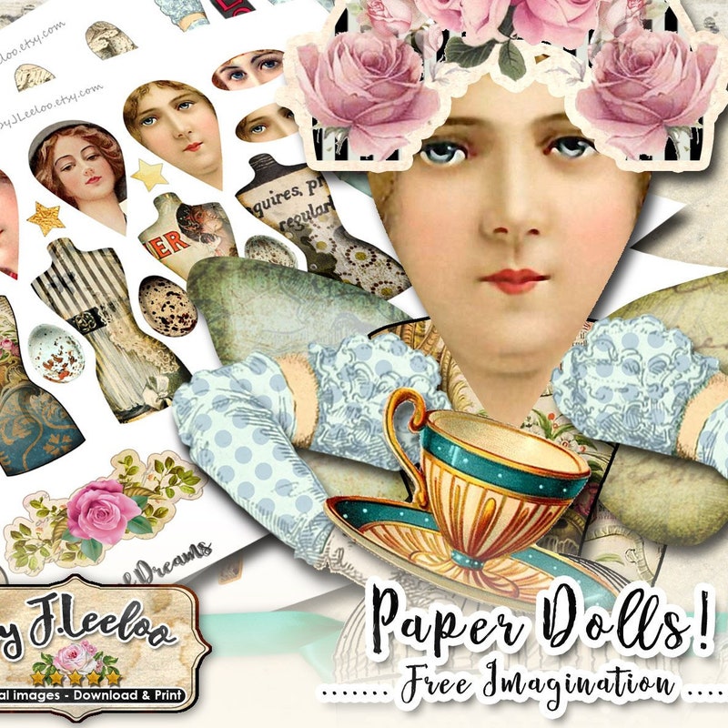 Articulated Dolls Digital - Etsy