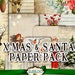 X-MAS SANTA Paper Pack Vintage Holidays Digital Collage Sheet Ephemera ...