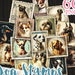 Fake DOG STAMPS Postage Png Printable Junk Journal Cute Puppies ...