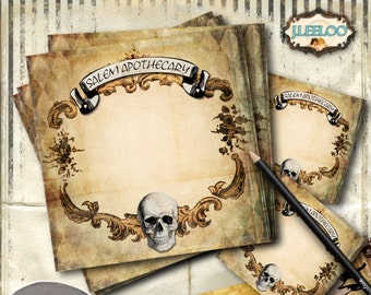 Gothic labels | Etsy
