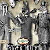 PAPER DOLL Digital Altered Art for Journal Page Scrapbooking Diary Art ...