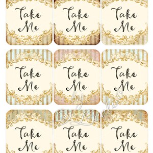 ALICE CARDS Take Me Drink Me Alice in Wonderland Hang Tags Cards Shabby ...