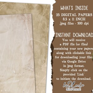 SCRATCHED IVORY Vintage Papers | Natural Texture Old Backdrops | Art ...