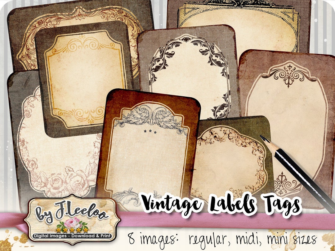 POTION LABELS Apothecary Blank Printable Tags, Steampunk Editable Label ...