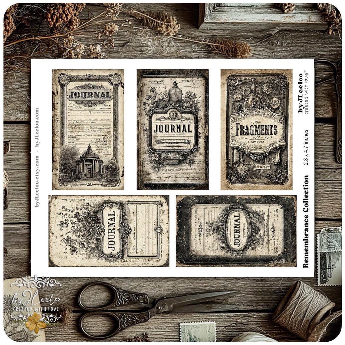 REMEMBRANCE LABELS – Printable Vintage Tags | Victorian Diary Junk ...