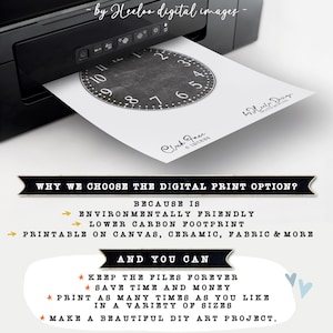 FACE CLOCK 7 Inch Circle Printable | Vintage Jpeg Clock Clipart Vintage ...