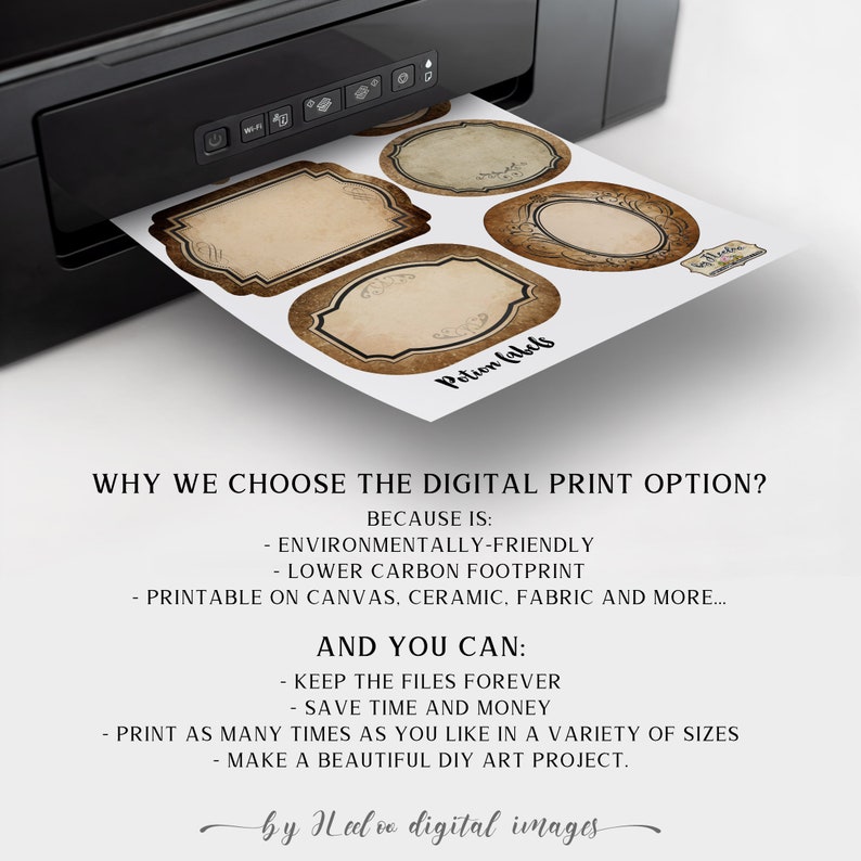 Potion Labels Apothecary Label Blank Wizard Steampunk - Etsy