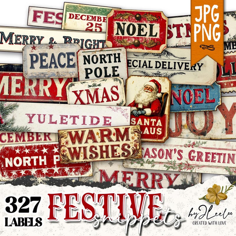 2025 Christmas Labels - Etsy