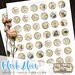 CLOCK FACE ALICE 1 Inch Circle Printable for Stickers Pendants Clocks ...
