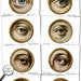 PAST GLANCES Fussy-cut Ephemera Classical Lover's Eye | Oil Painting ...