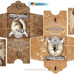 SCARY TEA Printable Tea Bag Holder Envelopes Spooky Party Halloween ...