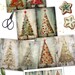 FANCIFUL TREES Christmas Half Pages Printable for Junk Journal Mixed ...