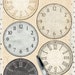 FACE CLOCK 8 Inch Circle Printable Vintage Jpeg Clipart Vintage Home ...