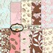 WITH YOU 10 Large Digital Papers Digital Collage Sheet Nature Flower ...