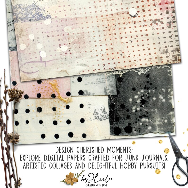 PASTEL SCRIBBLES 24 Background 3 Sizes | Junk Journal Collage Pages ...