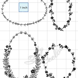 DOODLE FRAMES Digital Clip Art Printable Adorable Whimsical Commercial ...
