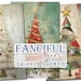 FANCIFUL TREES Christmas Half Pages Printable for Junk Journal Mixed ...