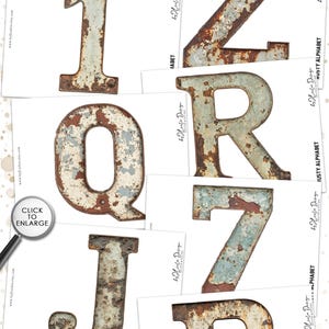 RUSTY ALPHABET 144 Png | Metal Rustic Industrial Jpg Png 4 Sizes | Junk ...