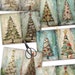 FANCIFUL TREES Christmas Half Pages Printable for Junk Journal Mixed ...