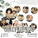 BEST GIRLFRIENDS 2 Inch Printable | Round Collage Page Pendant Jpeg ...