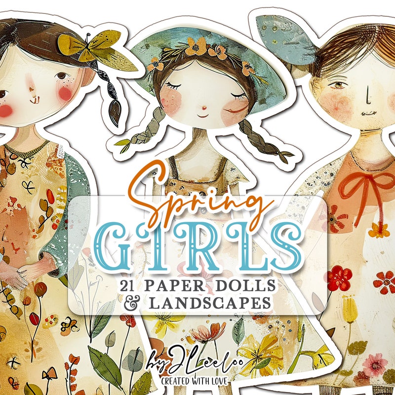 Chibi Printable Paper Dolls - Etsy