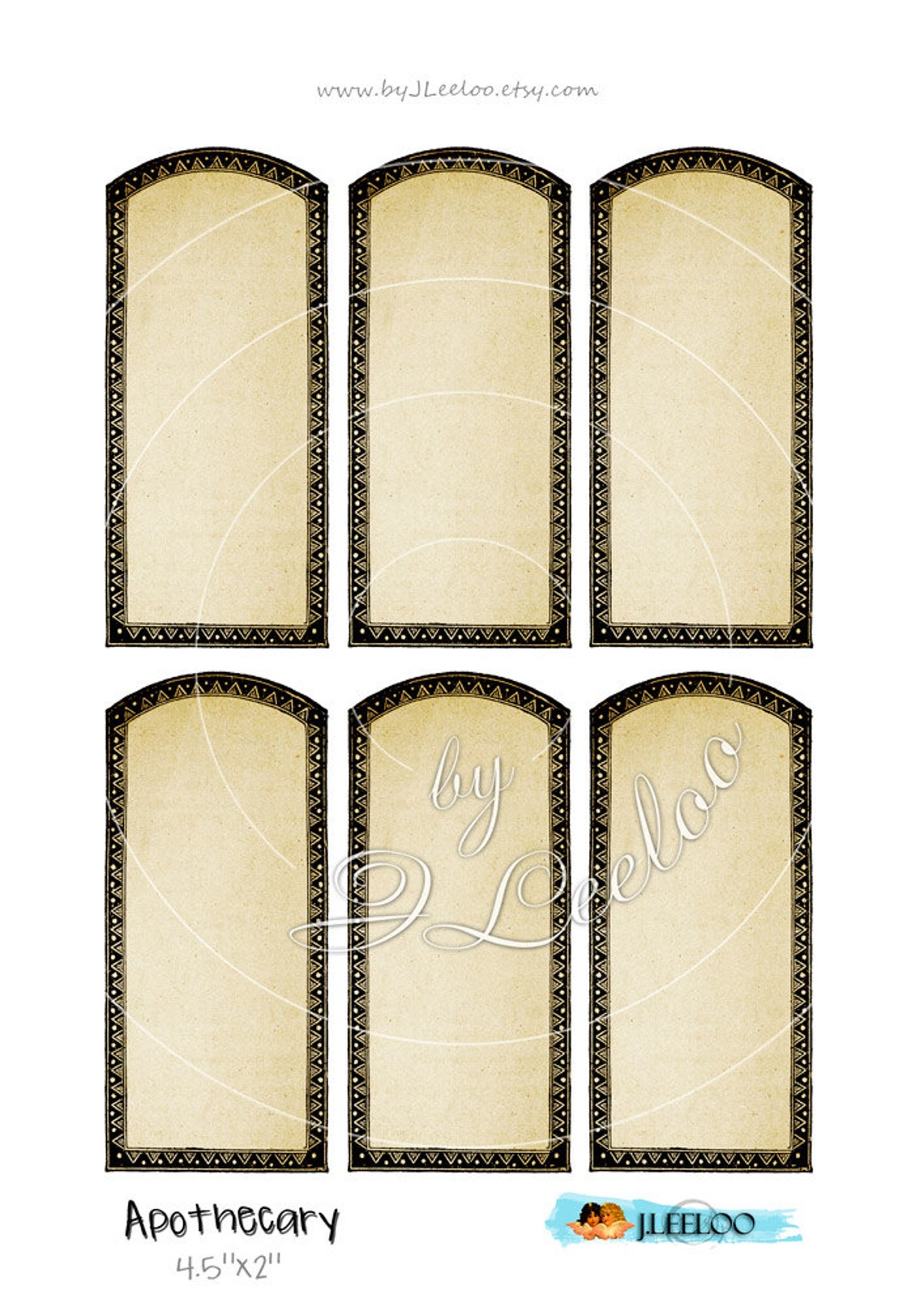 Blank APOTHECARY Editable Printable Tags Label Poison Bottle | Etsy