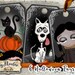HALLOWEEN Hand Drawn Gothic Tag Clipart Crafting Paper Art Scrap ...