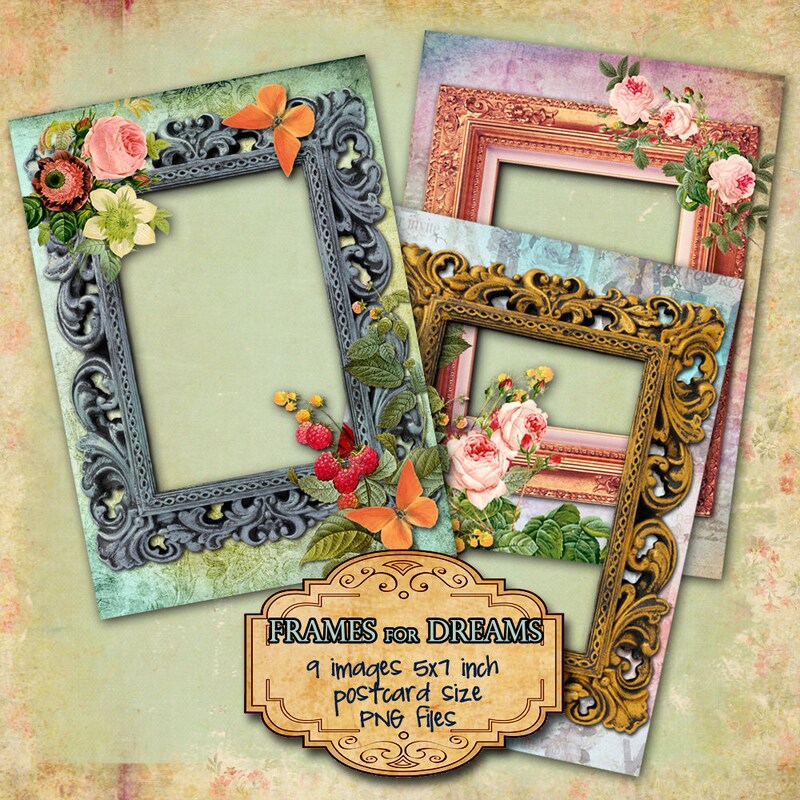 Digital Frames - Etsy