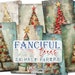 FANCIFUL TREES Christmas Half Pages Printable for Junk Journal Mixed ...