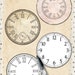 FACE CLOCK 8 Inch Circle Printable Vintage Jpeg Clipart Vintage Home ...