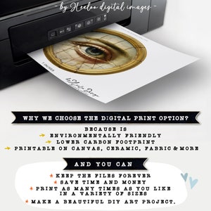 PAST GLANCES Fussy-cut Ephemera Classical Lover's Eye | Oil Painting ...