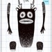 MONSTER PAPER DOLL Hand Drawn Scary to Color Digital Collage Sheet ...