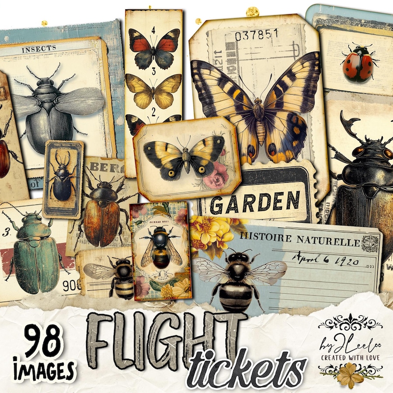 Garden Stickers Vintage - Etsy