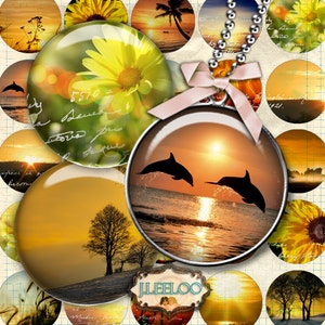 Digital Printable SUNSHINE 1.5 Inch Circle Sheet Digital Images ...