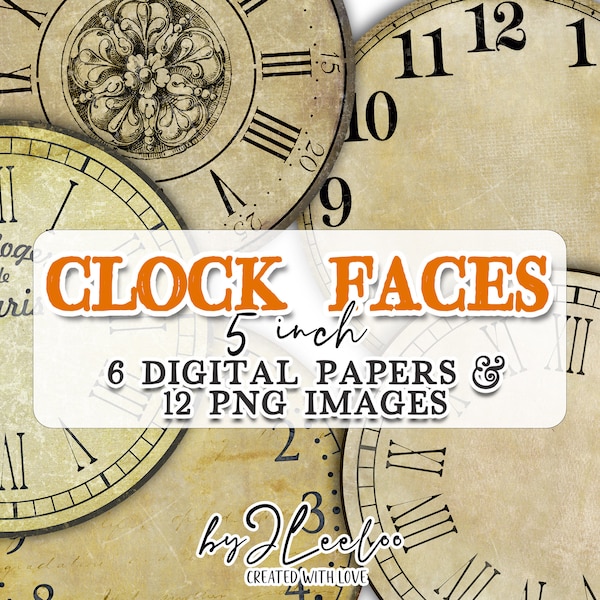 Clock Faces - Etsy