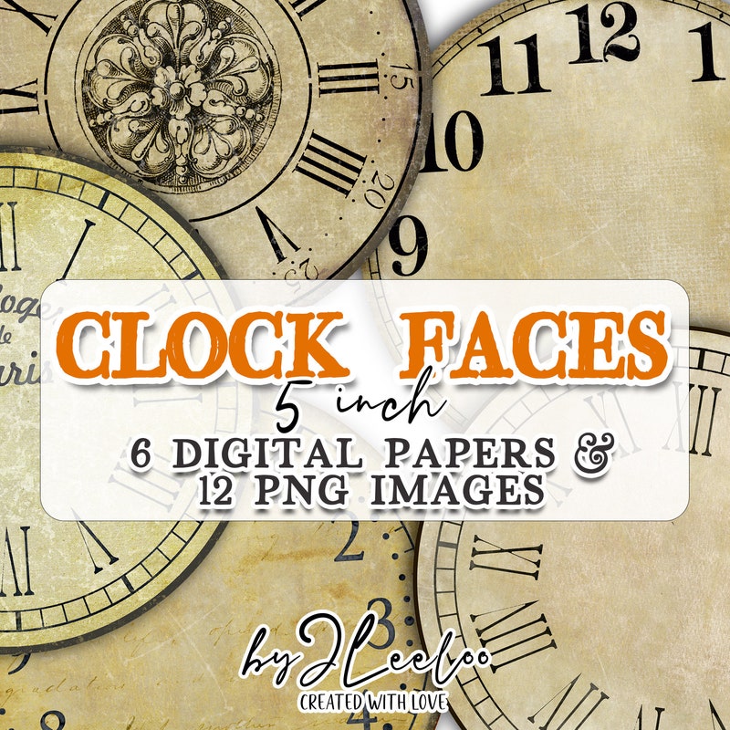 Clock Faces - Etsy