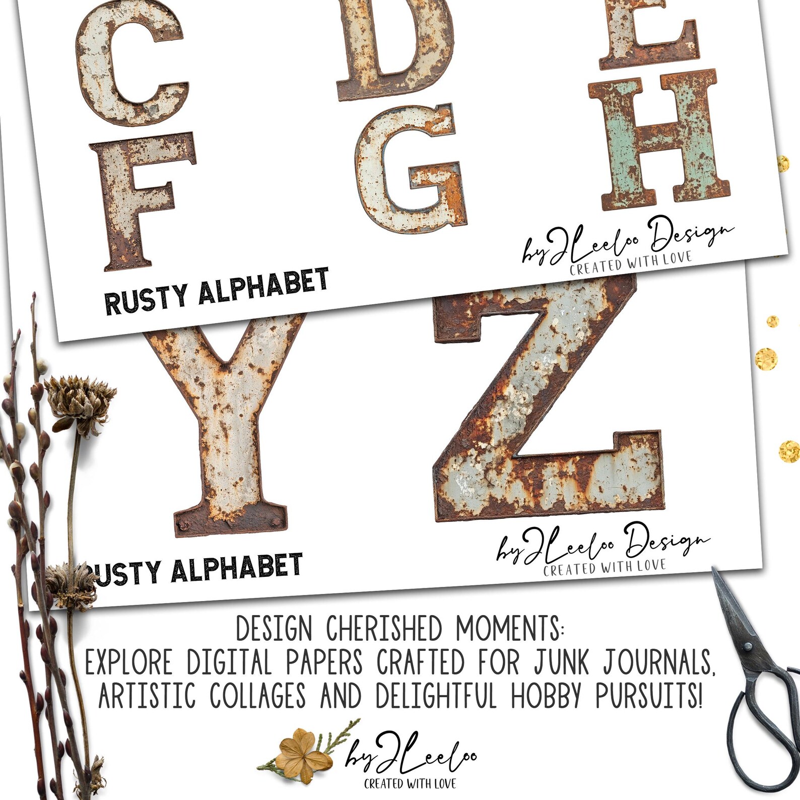 RUSTY ALPHABET 144 Png | Metal Rustic Industrial Jpg Png 4 Sizes | Junk ...