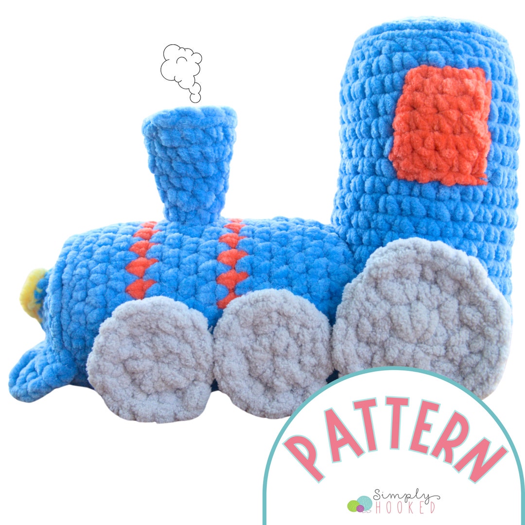 Train Crochet Pattern PDF Tutorial Crochet Toy Patterns Easy Crochet ...
