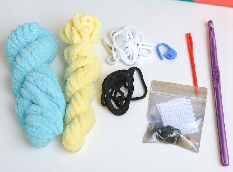 Donkey Crochet Animal Kit | DIY Amigurumi Plushie Toy Kits | Stuffie ...