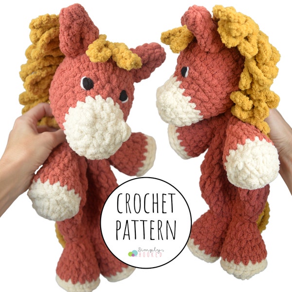 Horse Plushie Crochet Pattern - Etsy