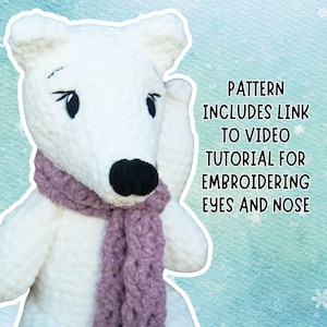 Arctic Fox Crochet Pattern PDF Download | Crochet Animal Patterns ...
