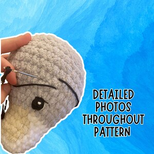 Wolf Crochet Pattern PDF Download, Plushie White Fang Wolf Amigurumi ...
