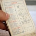 1930s Diary, POCKET CALENDAR, Leather Notebook, Vintage Notebook ...