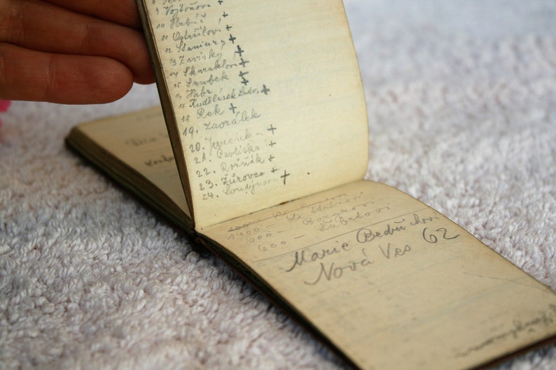 1930s Diary, POCKET CALENDAR, Leather Notebook, Vintage Notebook ...